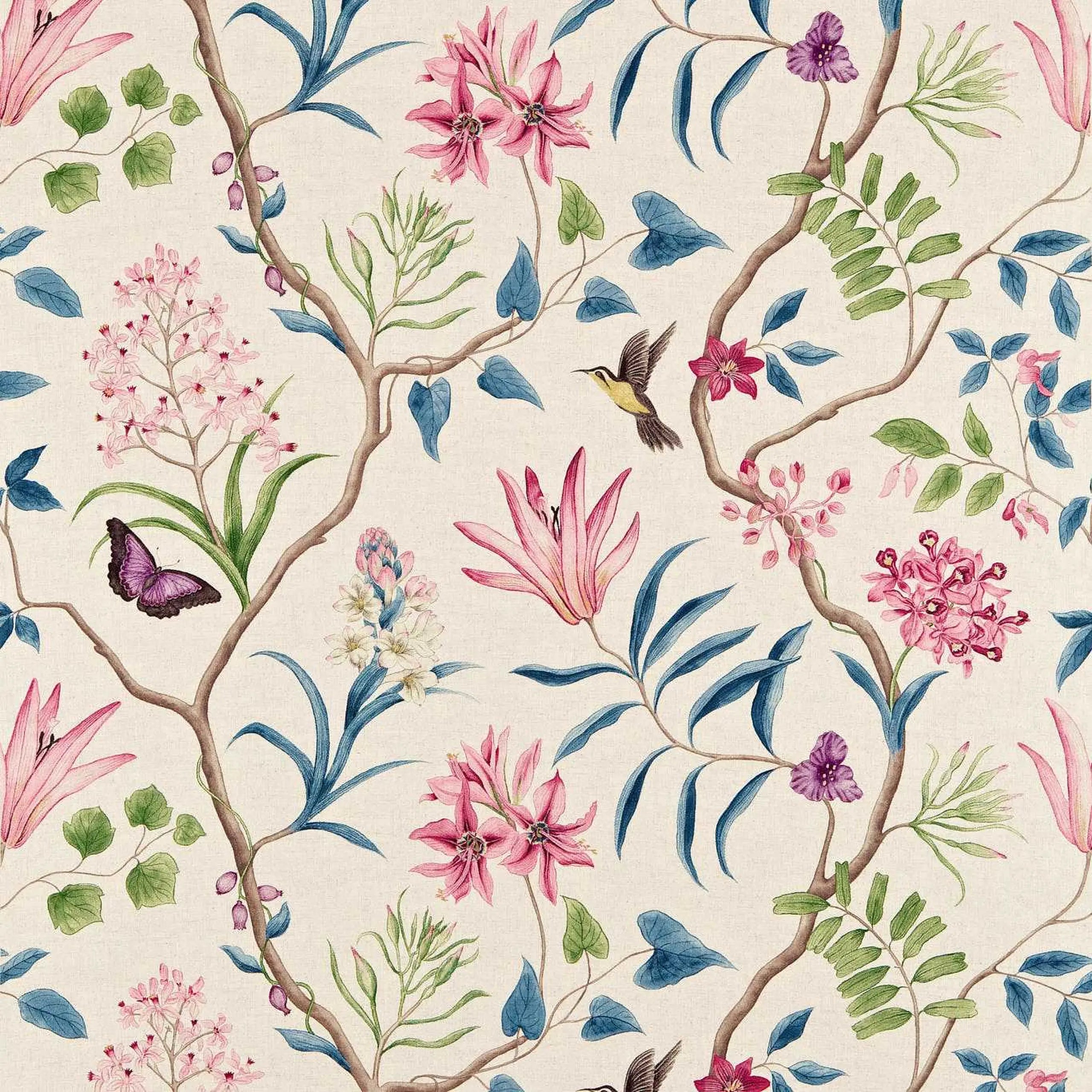 Sanderson Clementine Fabric | Luxury Upholstery & Curtain Material ...