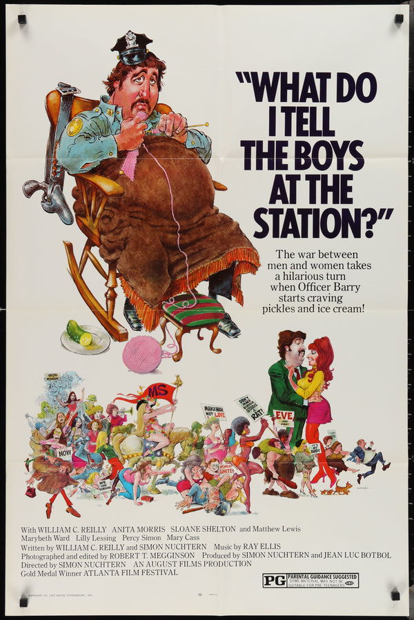 What Do I Tell The Boys At The Station (1972) Original US One Sheet Mo ...